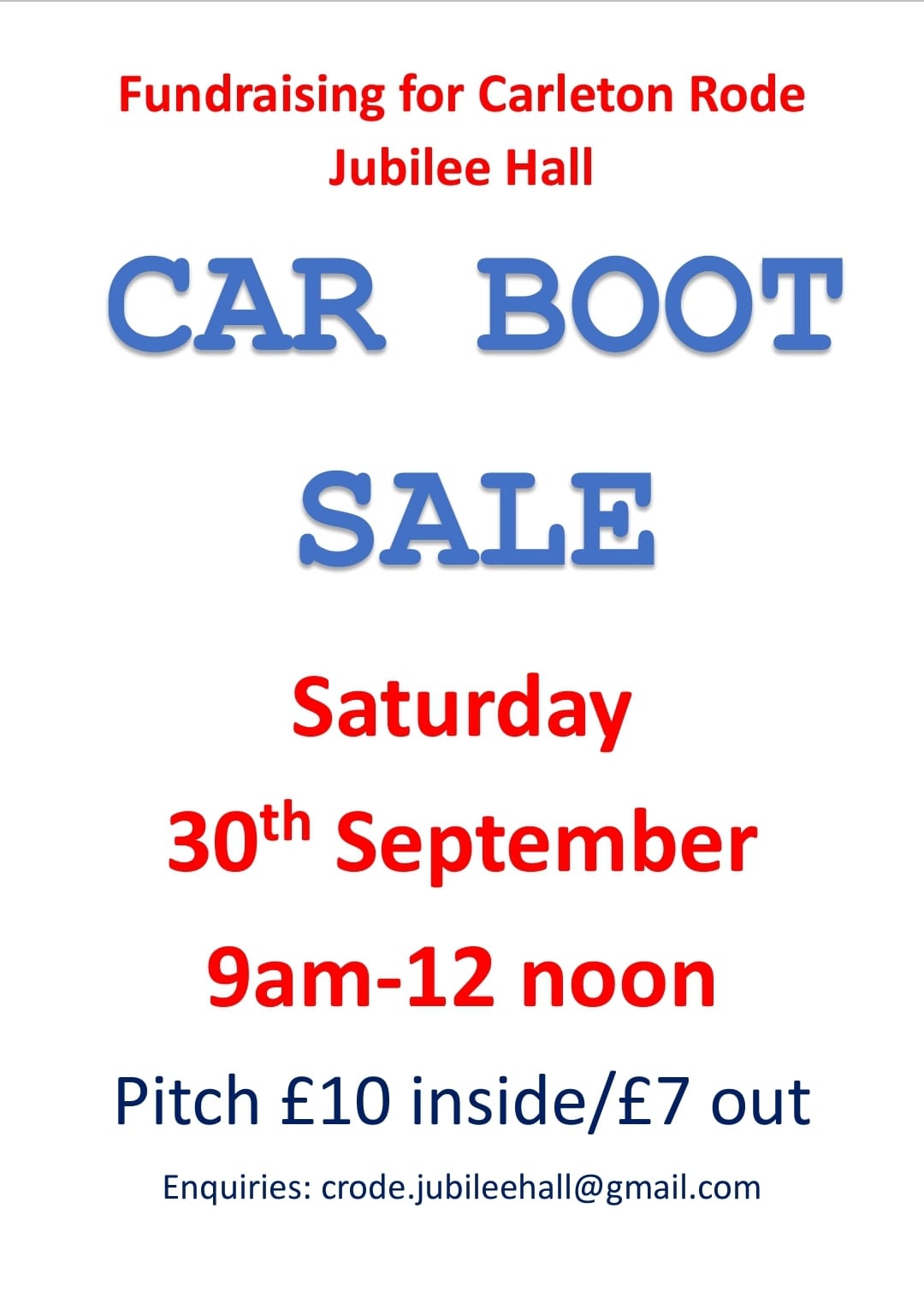 Carleton Rode Jubilee Hall